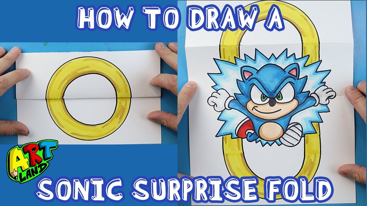 How to Draw a SONIC SURPRISE FOLD