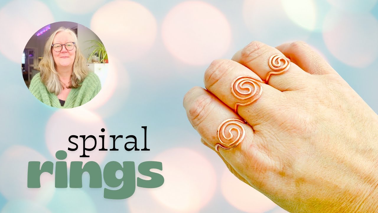 DIY Copper Spiral Ring - How to Make Rings Out of Wire