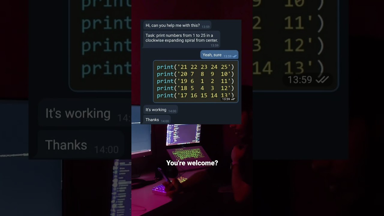 If it works it works👍 #programmingmemes #programminghumor #python #code #developer #coding #memes