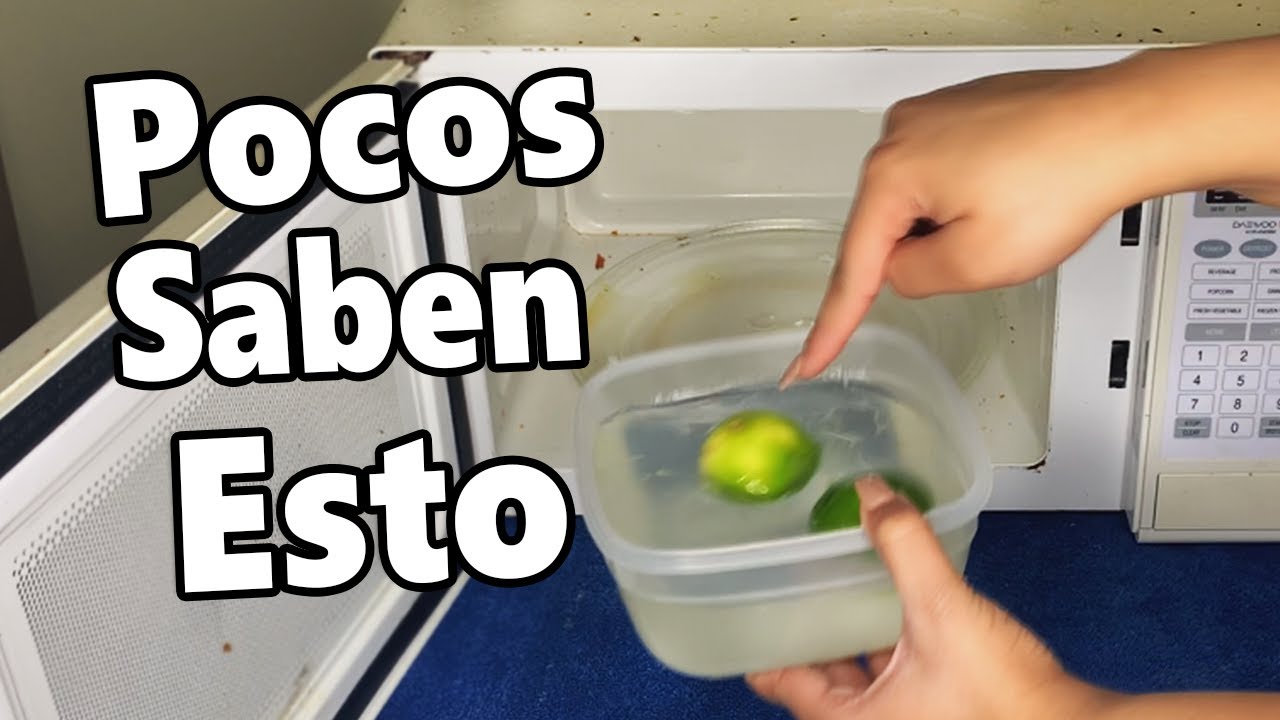 TRUCO para limpiar el MICROONDAS en 5 Minutos