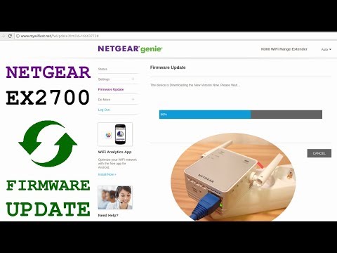 NETGEAR EX2700 Wi-Fi Extender • Firmware Update