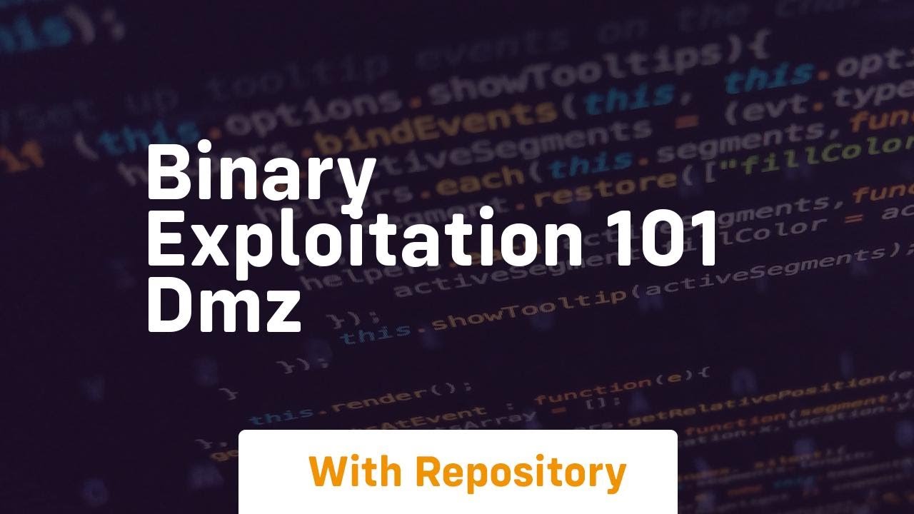 Binary Exploitation 101 DMZ