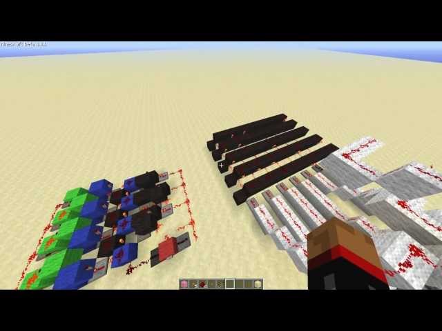 Easy to Build Number Counter/Digital Display (+vid tutorial) Minecraft Map