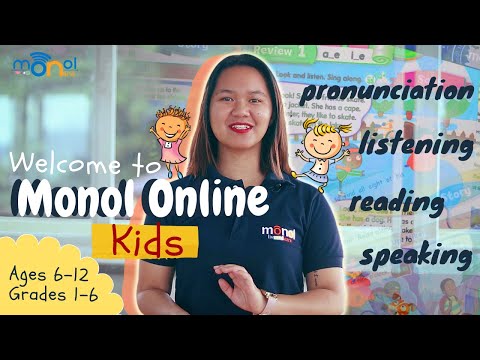 Online English for Kids: Fun lessons + quality workbooks (MONOL ONLINE KIDS)