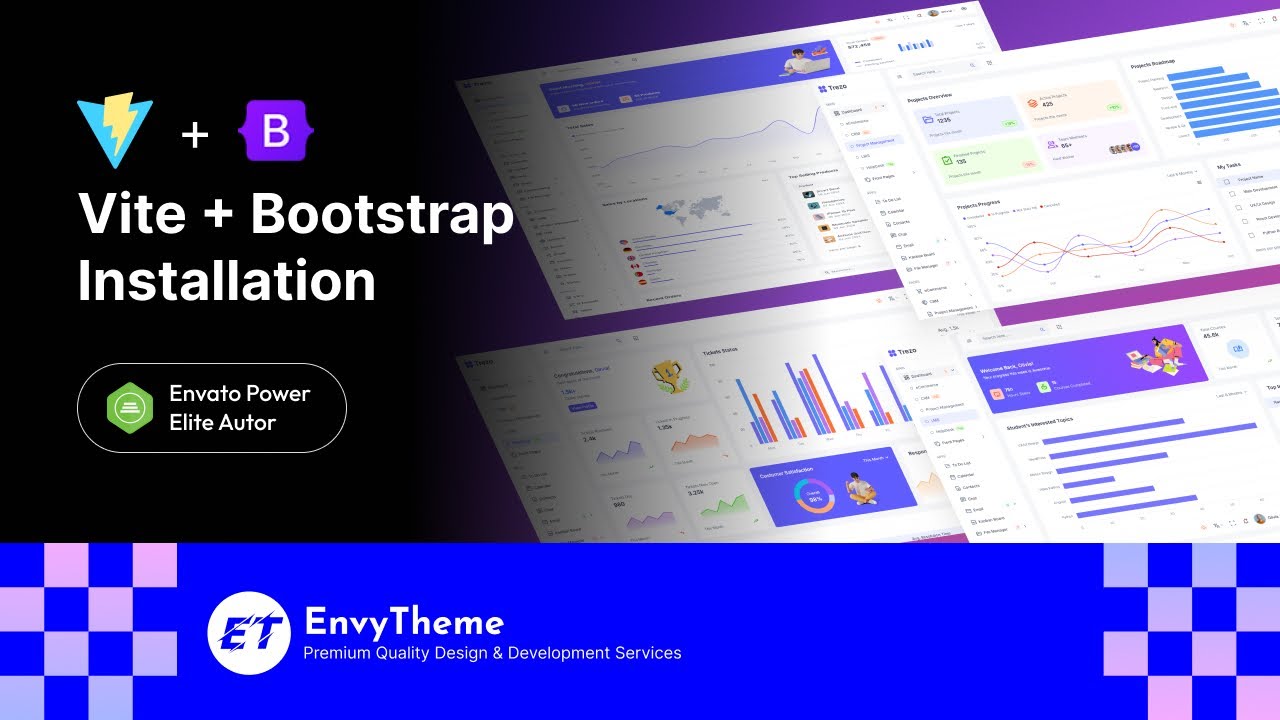 Trezo Admin Dashboard - Vite + Bootstrap 5 Version Installation Video