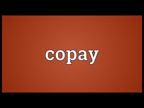 Copay Meaning