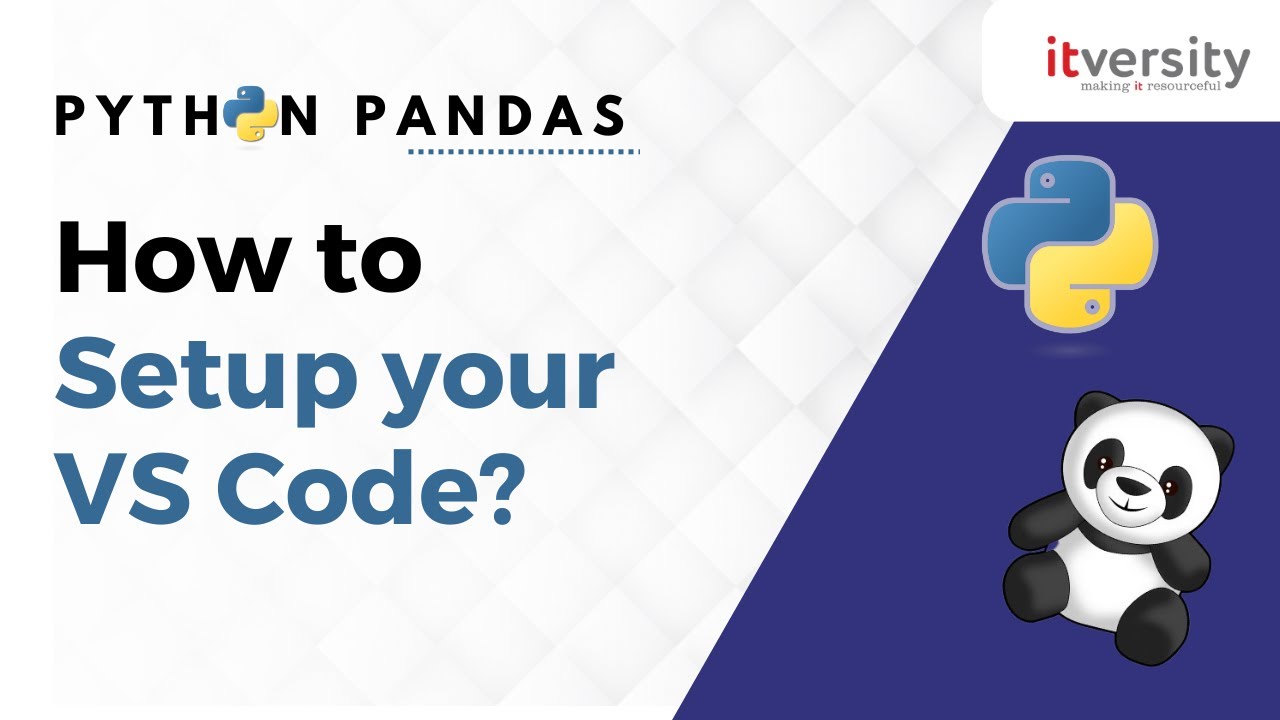 Setup Your Vs Code Project | Python Pandas Tutorial for Data Engineering