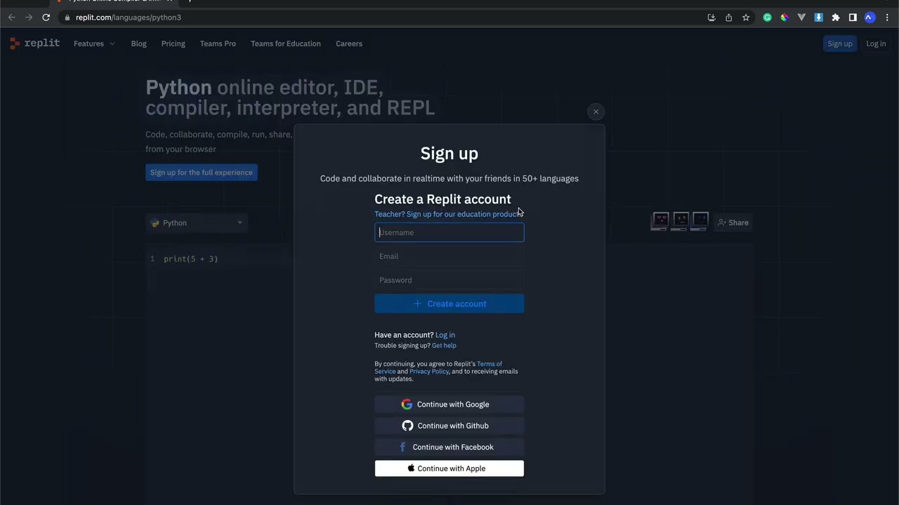 1) Getting Started with Replit | Python for Data Scientist 2023