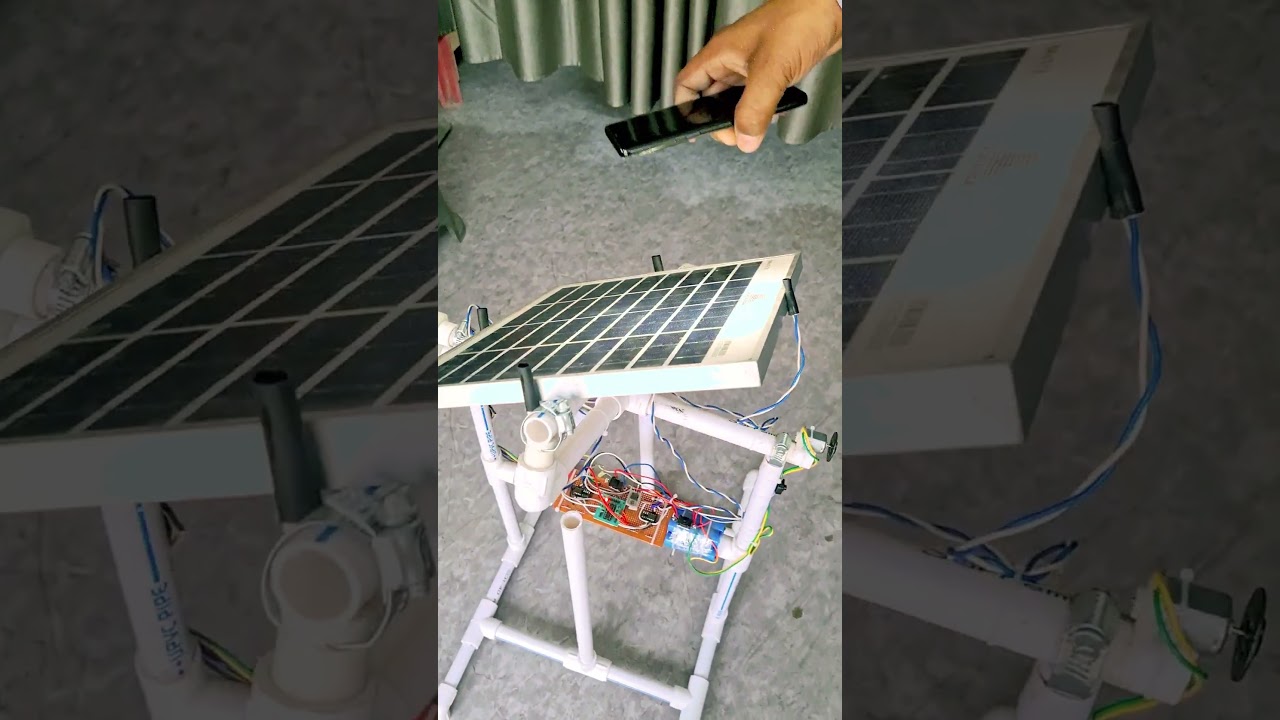 Dual axis solar tracker