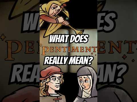 What Does Pentiment REALLY Mean? Art, Secrets & Layers Explained #shorts