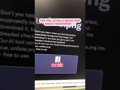 Free Tool To Make Your PNGs Transparent