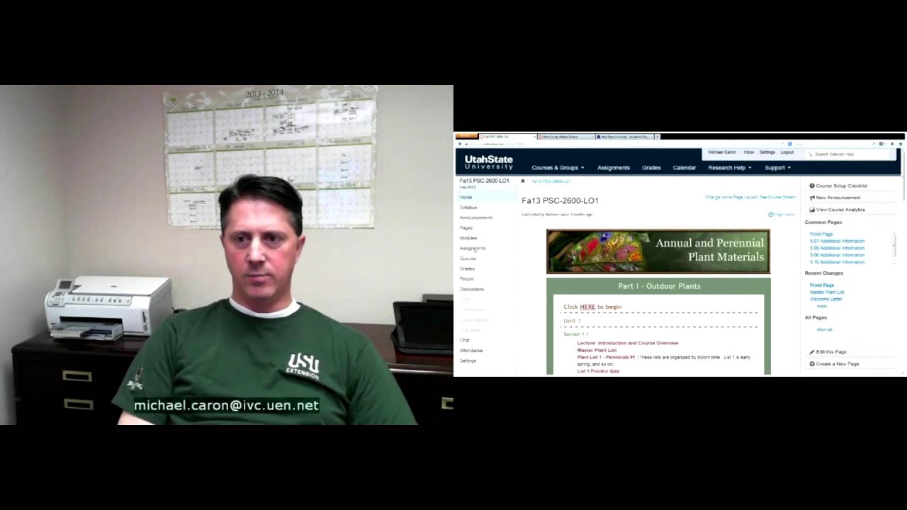 USU Extension IVC Canvas Basics