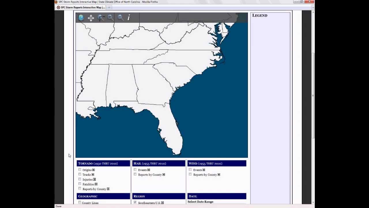 SPC Storm Reports Interactive Map Tutorial