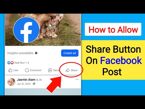 How to Allow Share Button On Facebook Post 2025 || Enable Facebook Post Share Button