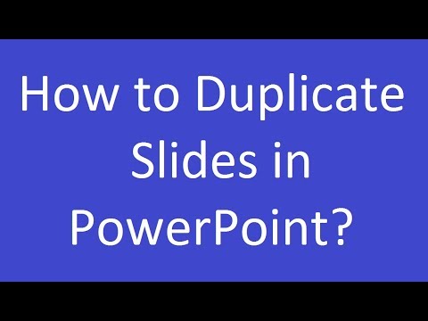 How to Duplicate Slides in PowerPoint? | It is my blog