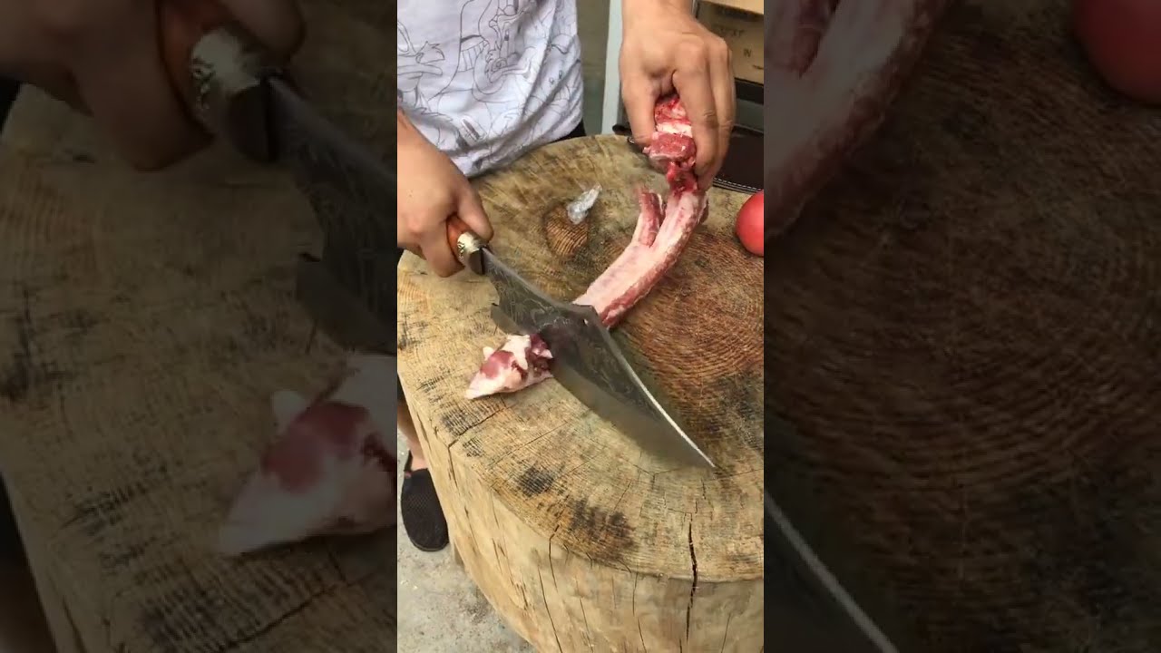 Hand made cleaver knife bone chopper meat chopper