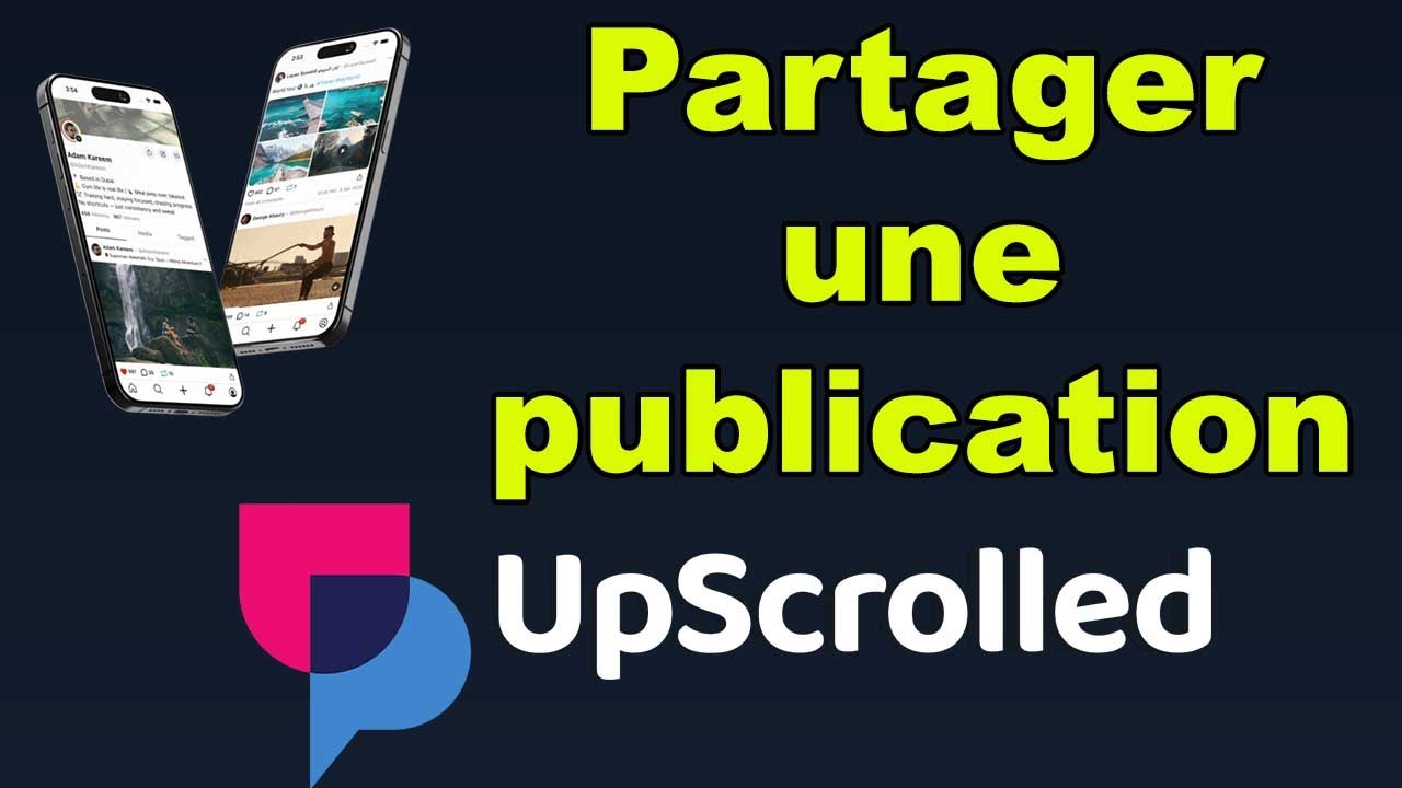Comment partager une publication sur UpScrolled
