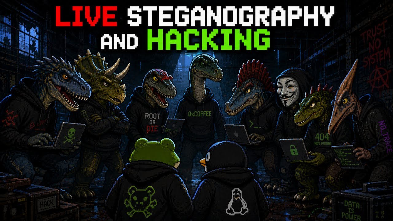 LIVE STEGANOGRAPHY & HACKING! PicoCTF 2026 + Escape Room Hacking