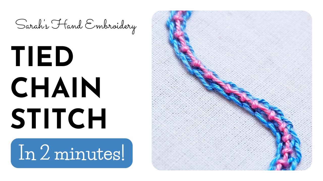 Video Library of Hand Embroidery Stitches - Sarah's Hand Embroidery