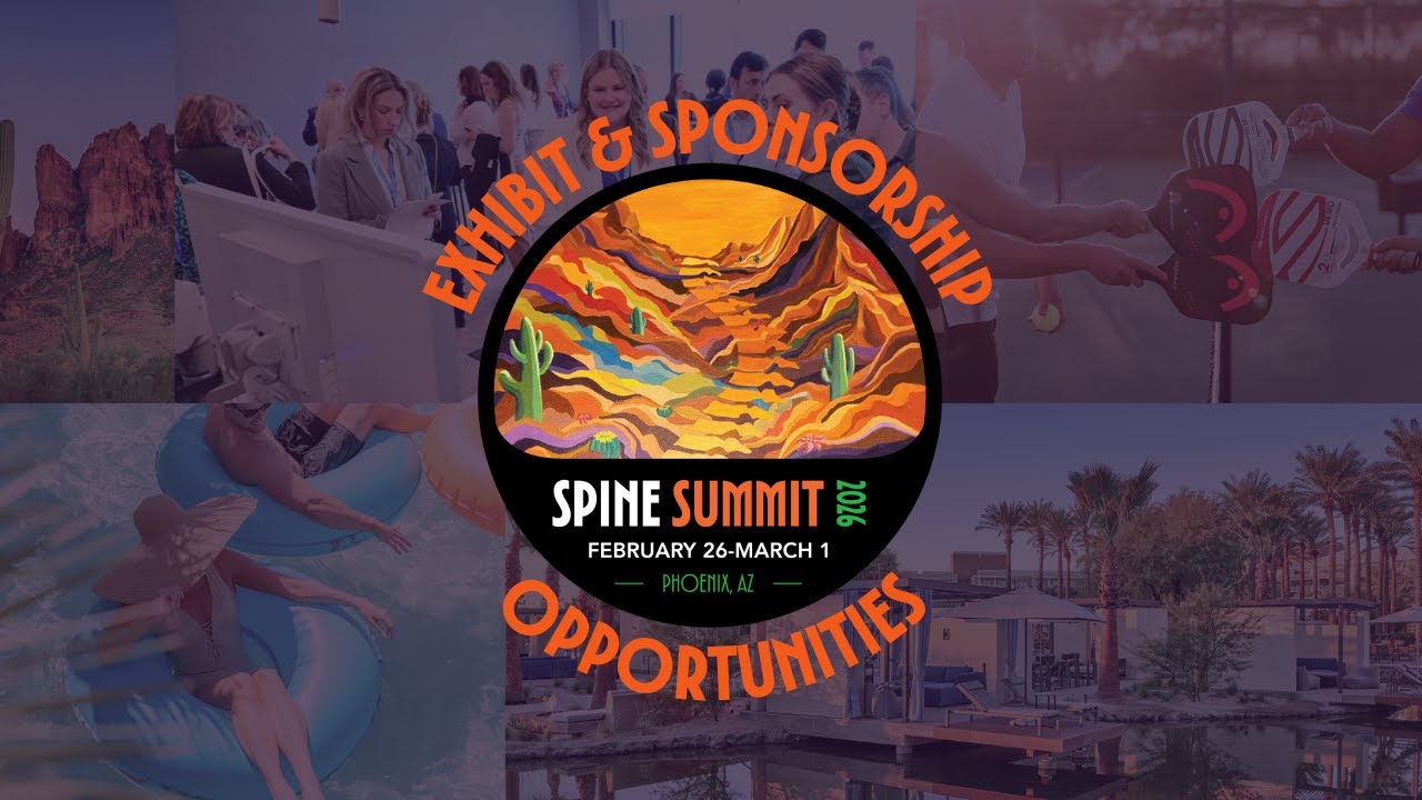 2026 Spine Summit Sponsor & Exhibit