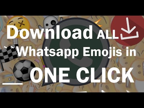 DOWNLOAD ALL WHATSAPP EMOJI/ICON/CLIP ART IN ONE CLICK AND SET AS YOUR FOLDER ICON