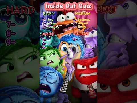 Can You Name These Inside Out Characters? 🤔 #InsideOut2 #Quiz #insideout #DisneyPixar