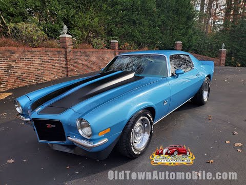 1970 Camaro in Astro Blue for sale Old Town Automobile in Maryland