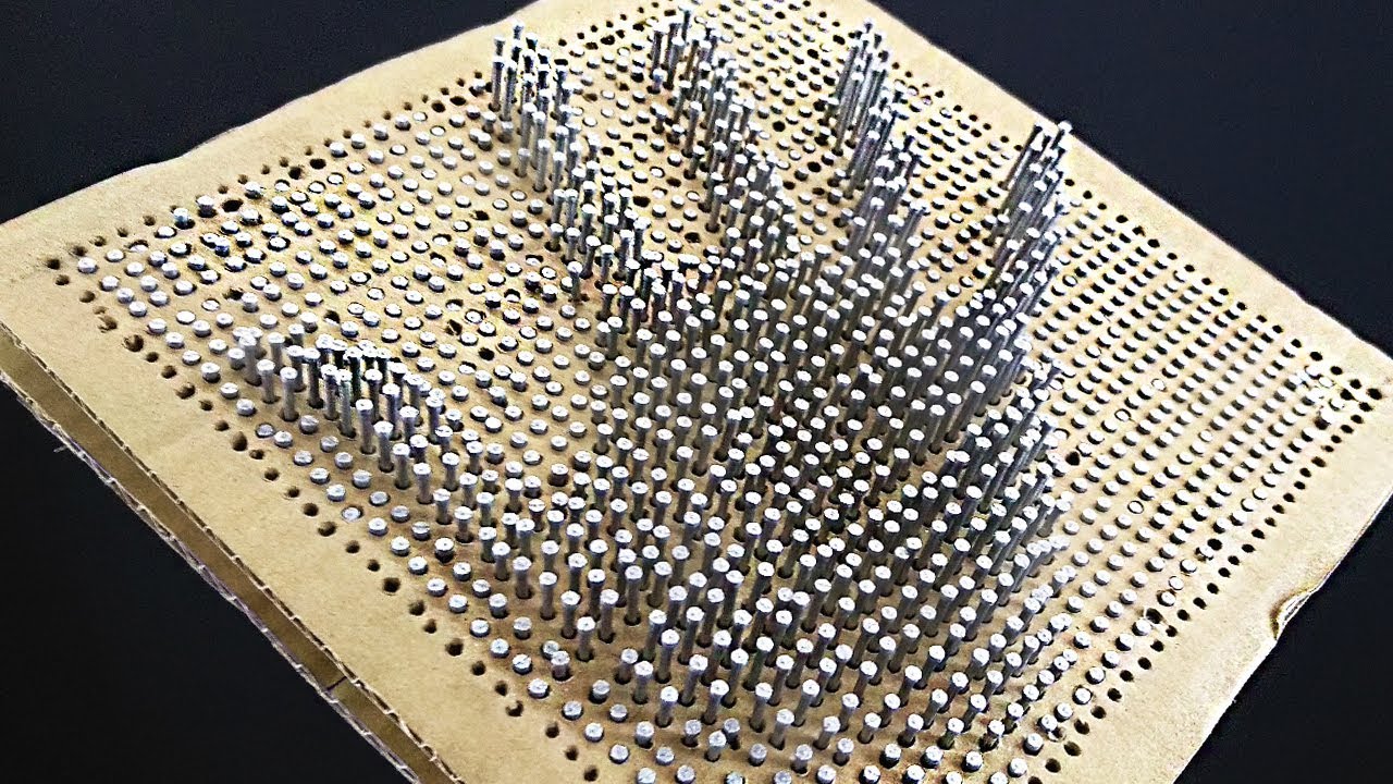 HOW to MAKE a PIN ART TOY From Cardboard