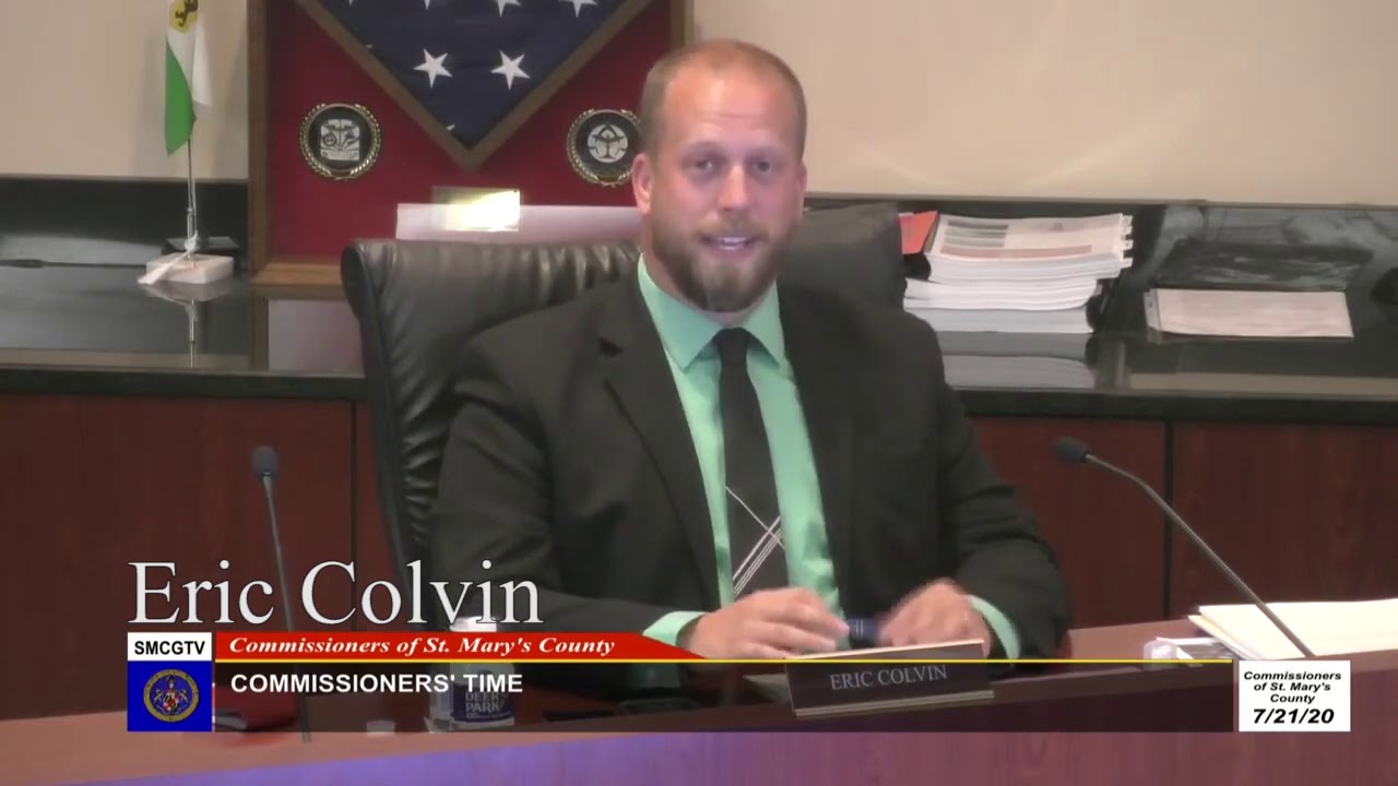 7/21/20 Commissioners Time - Colvin