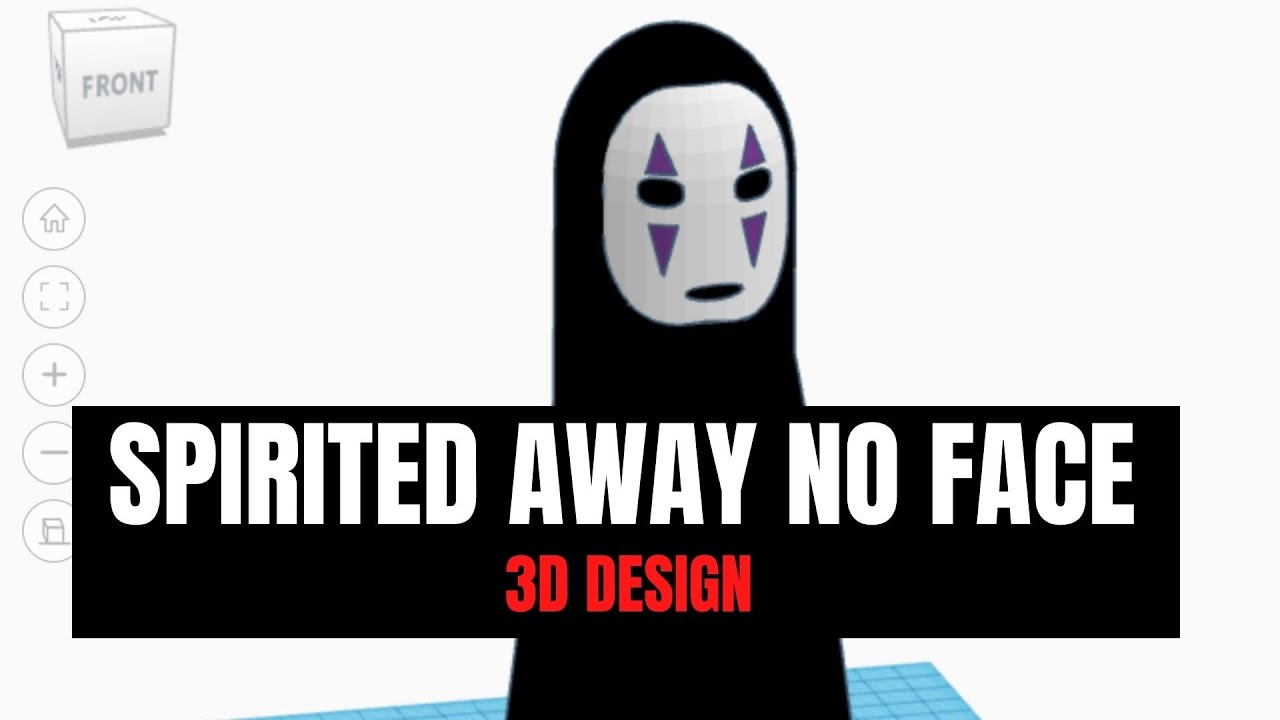 TinkerCAD - Tutorial for Beginners - How to 3D Design No Face - Spirited Away