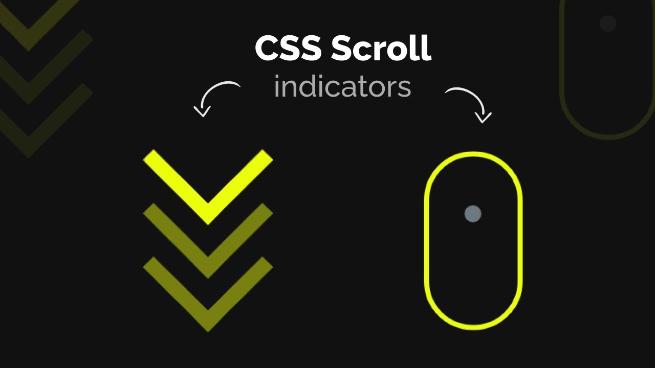 How To Make Scroll Indicators With HTML & CSS | Quick Tutorial