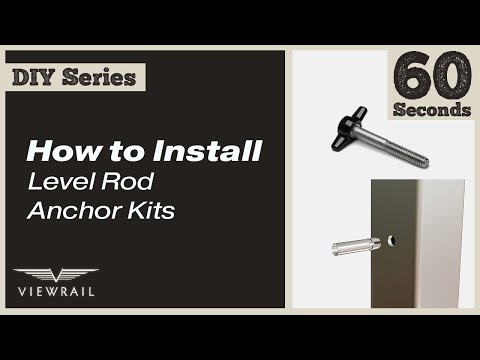 How to Install Level Rod Anchor Kits in 60 Seconds