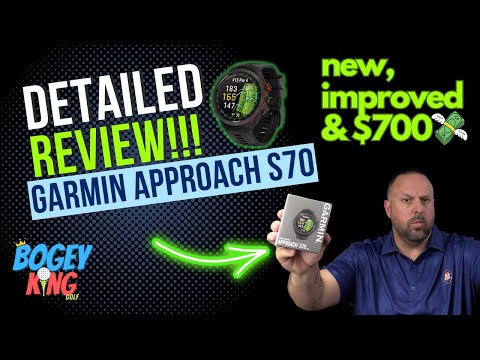 Garmin Approach S70 Detailed Review! || Is it worth $700?! || Did the best get better?!