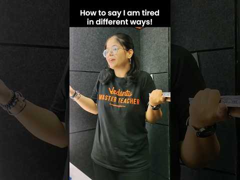 5 Different Ways to say I am Tired in English #englishspeaking #learnenglish