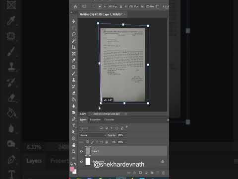 WhatsApp Documents Print kaise kare | Documents Adjust for printing By Photoshop | Documents Print