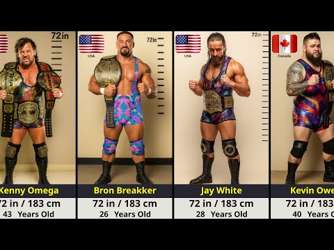 WWE Wrestlers Height Comparison