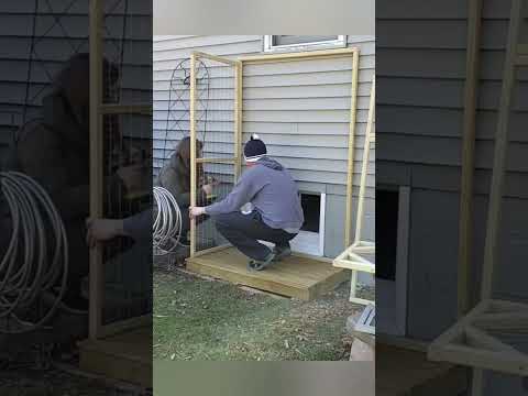 Easy to build cat patio 🐈 (a catio!!)