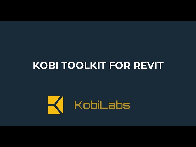 Kobi Toolkit for Revit Pricing, Alternatives & More 2025 | Capterra