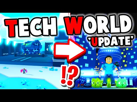 *HOW TO* UNLOCK Tech World UPDATE in PET SIM X | Pet Sim X Update! #shorts