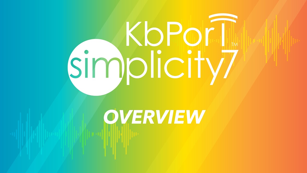KbPort Simplicity7 | Scheduling a Simulation: Overview