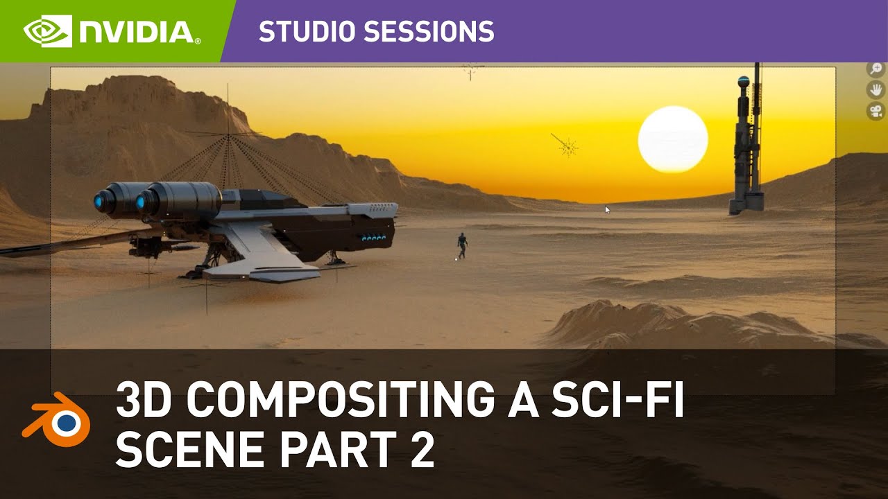 [Blender] 3D Compositing a Sci-Fi Scene Part 2: Adding Models