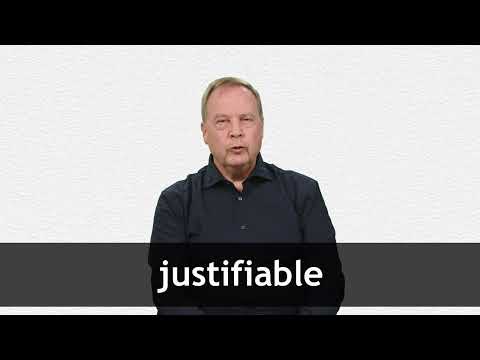 JUSTIFIABLE definition and meaning | Collins English Dictionary