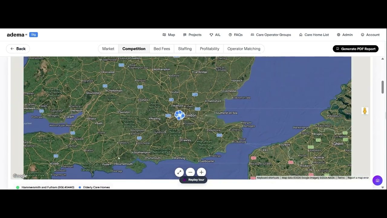 How to Run a Use Case Analysis on a London Property in Adema AI | Elderly Care Tutorial