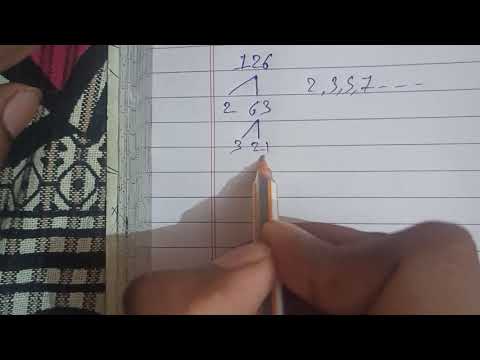 factor tree of 126 | prime factor tree |
