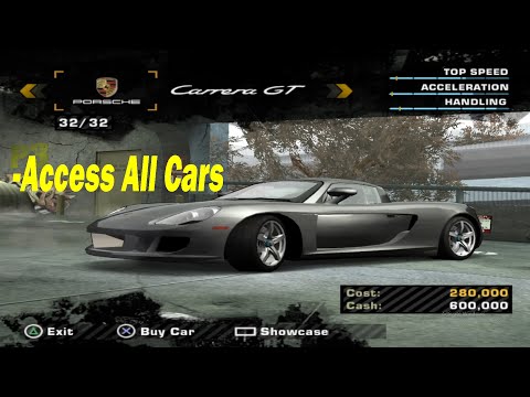 Cheats Code Need For Speed-Most Wanted (Black Edition) (NTSC-U) - Access All Cars - (PCSX2)