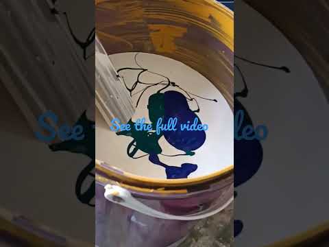 mixing color blue green light