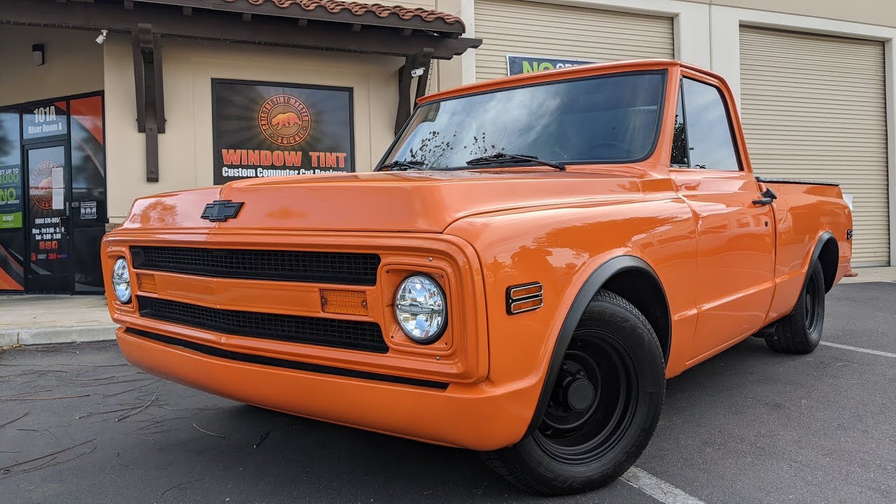 1968 chevy c10 window tint nano ceramic DUB-IR