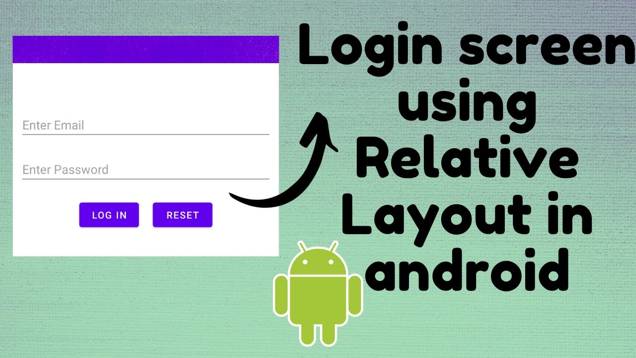 Creating Login screen using Relative layout in Android | CodeViewHub | Android Studio