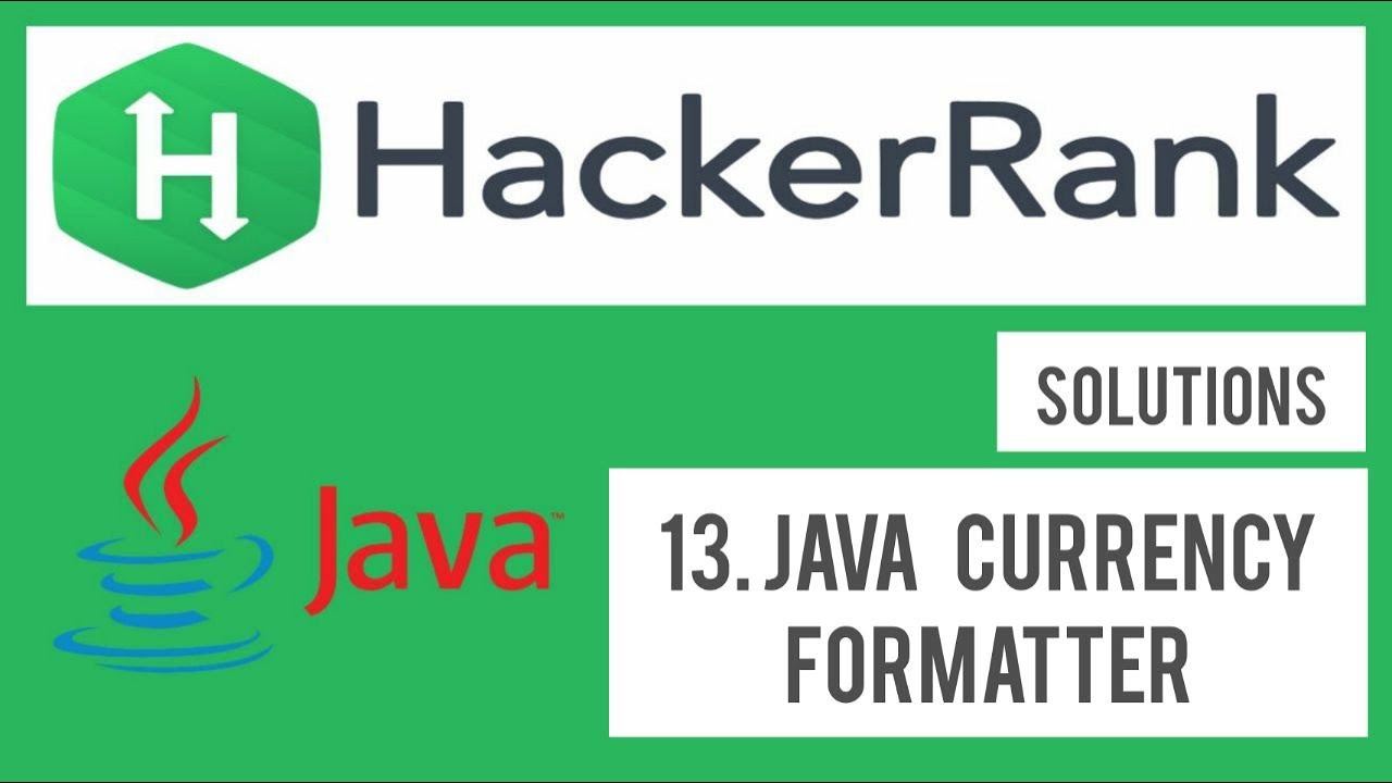 HackerRank | Java Currency Formatter | Solution | Basic Coder