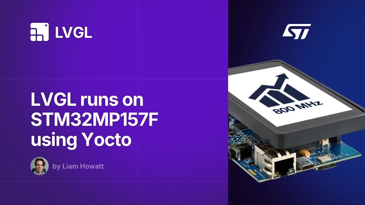LVGL on STM32MP157 with Yocto - Full Walkthrough
